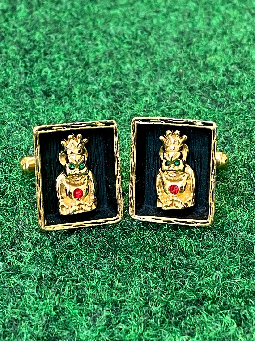 Vintage Royal Order of Jesters Billiken Cuff Links Vintage - Etsy