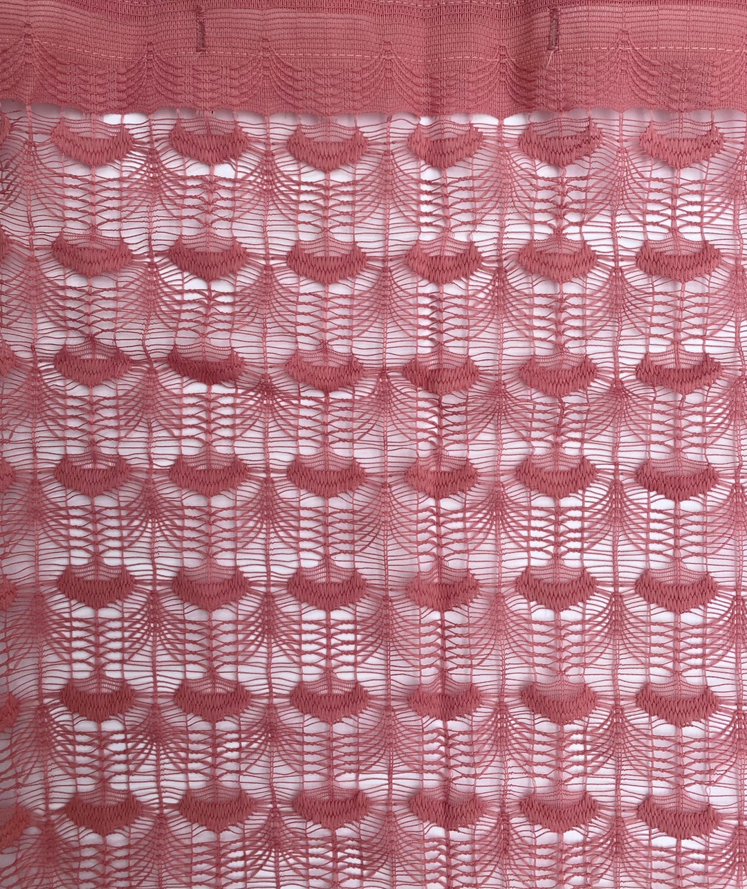 Vintage Dark Rose Hygiene Industries Netted Shower Curtain - Etsy