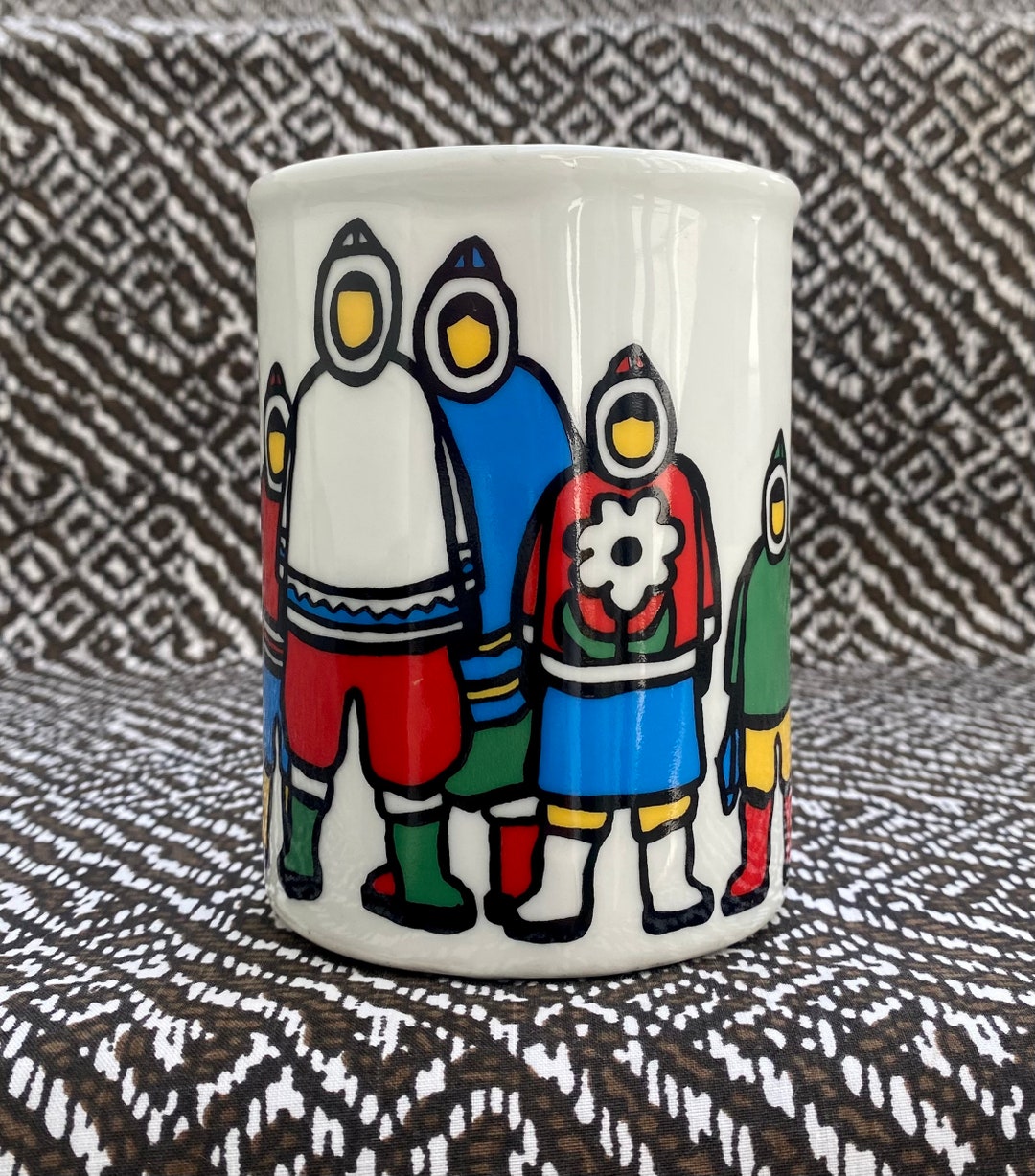 Marc Tetro Danesco Canada Multicolor White People Inuit Eskimo Coffee ...