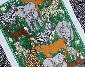 Safari Tea Towel - Etsy