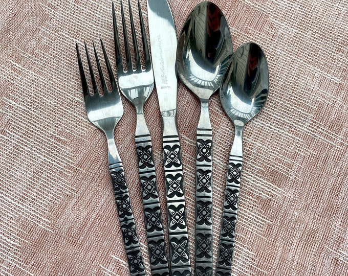 Ecko Eterna Montalo Stainless Flatware Mixed Set 1960's - Etsy