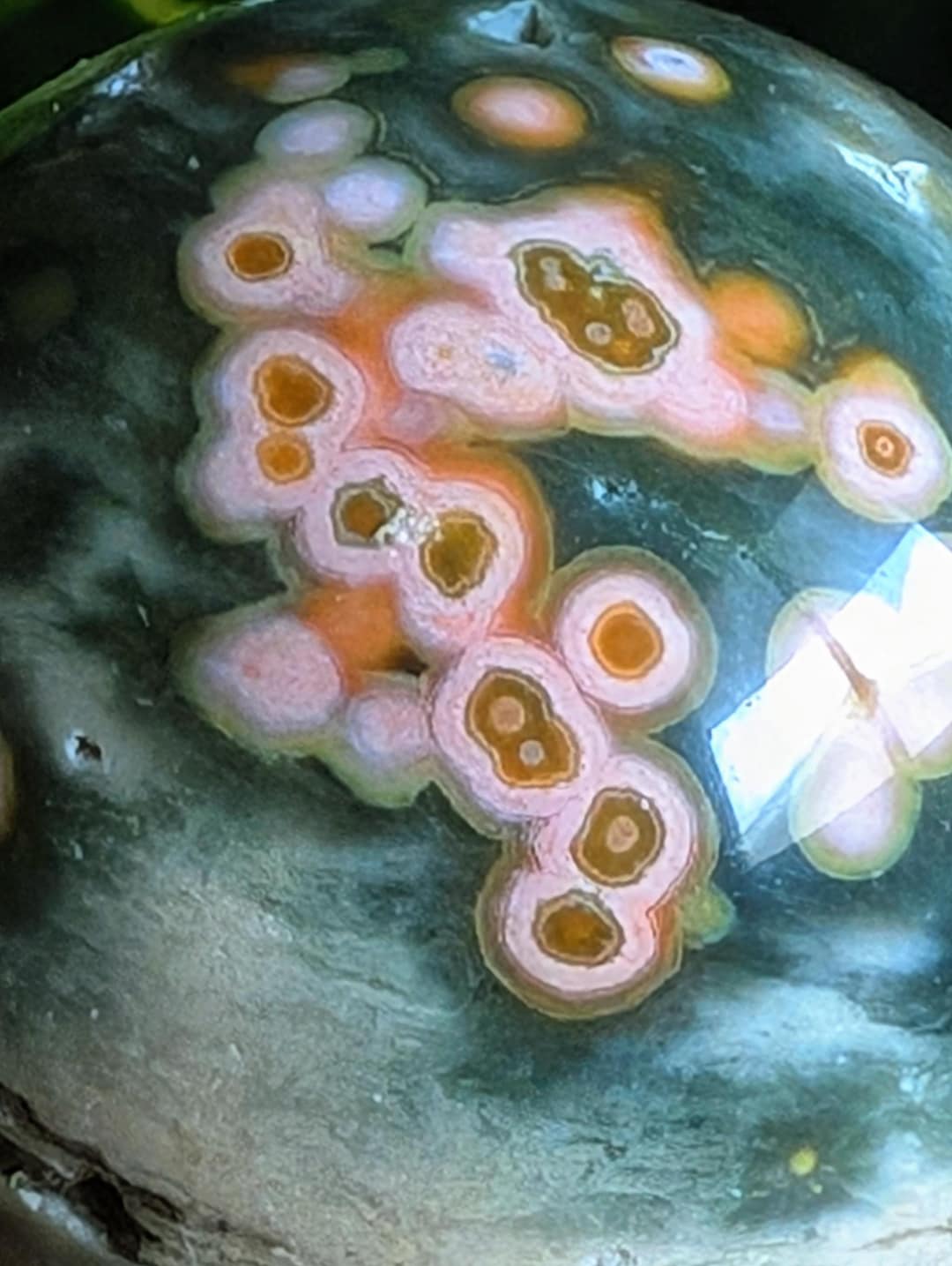 Rare! Pink Ocean Jasper Sphere, Orbicular Jasper Sphere, Veinless Ocean ...