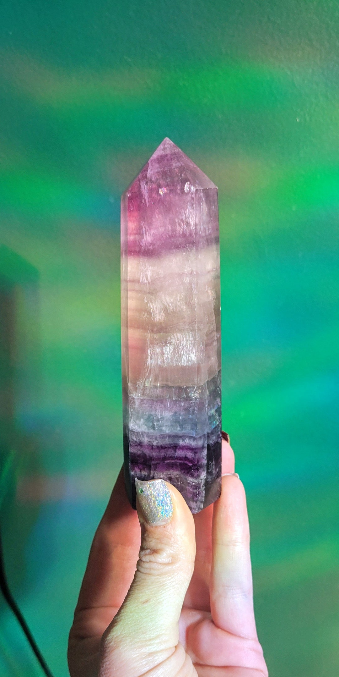 Pastel Pink Fluorite Crystal, Fluorite Tower, Large Fluorite Tower ...