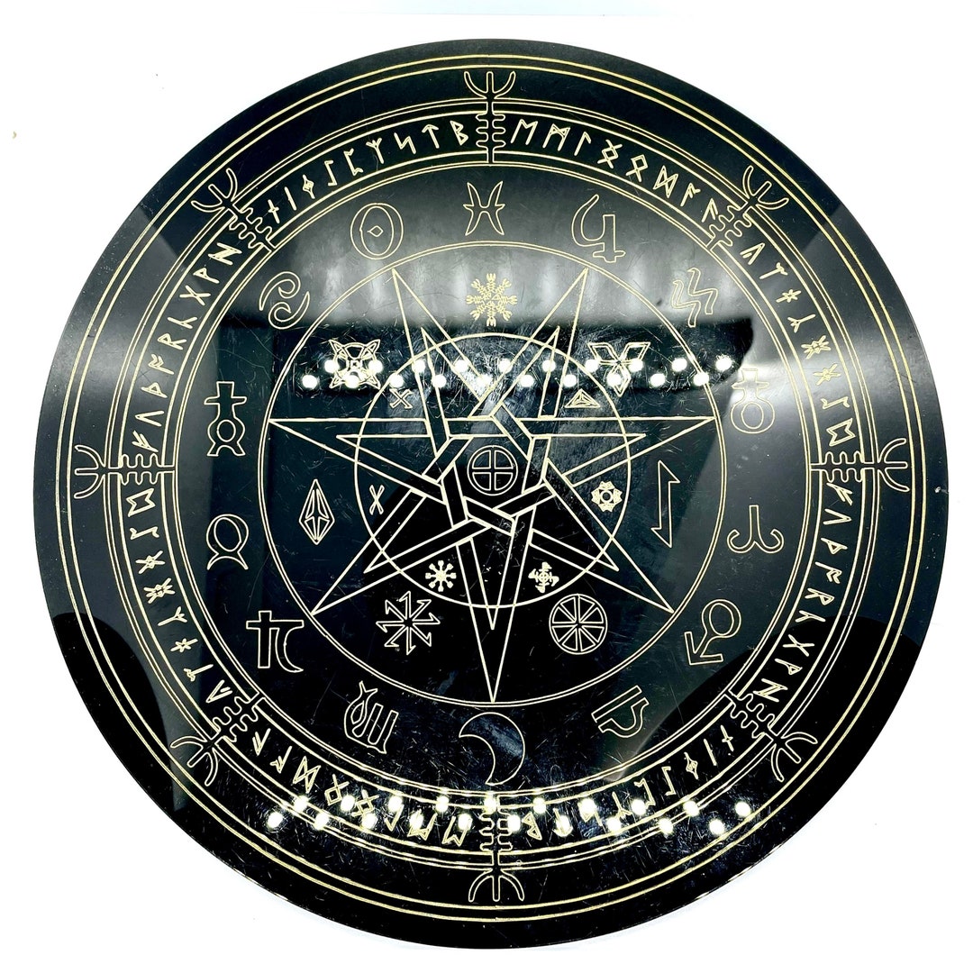 Astrological Chart Acrylic Laser Cut Grid, Astrological Grid, Crystal ...