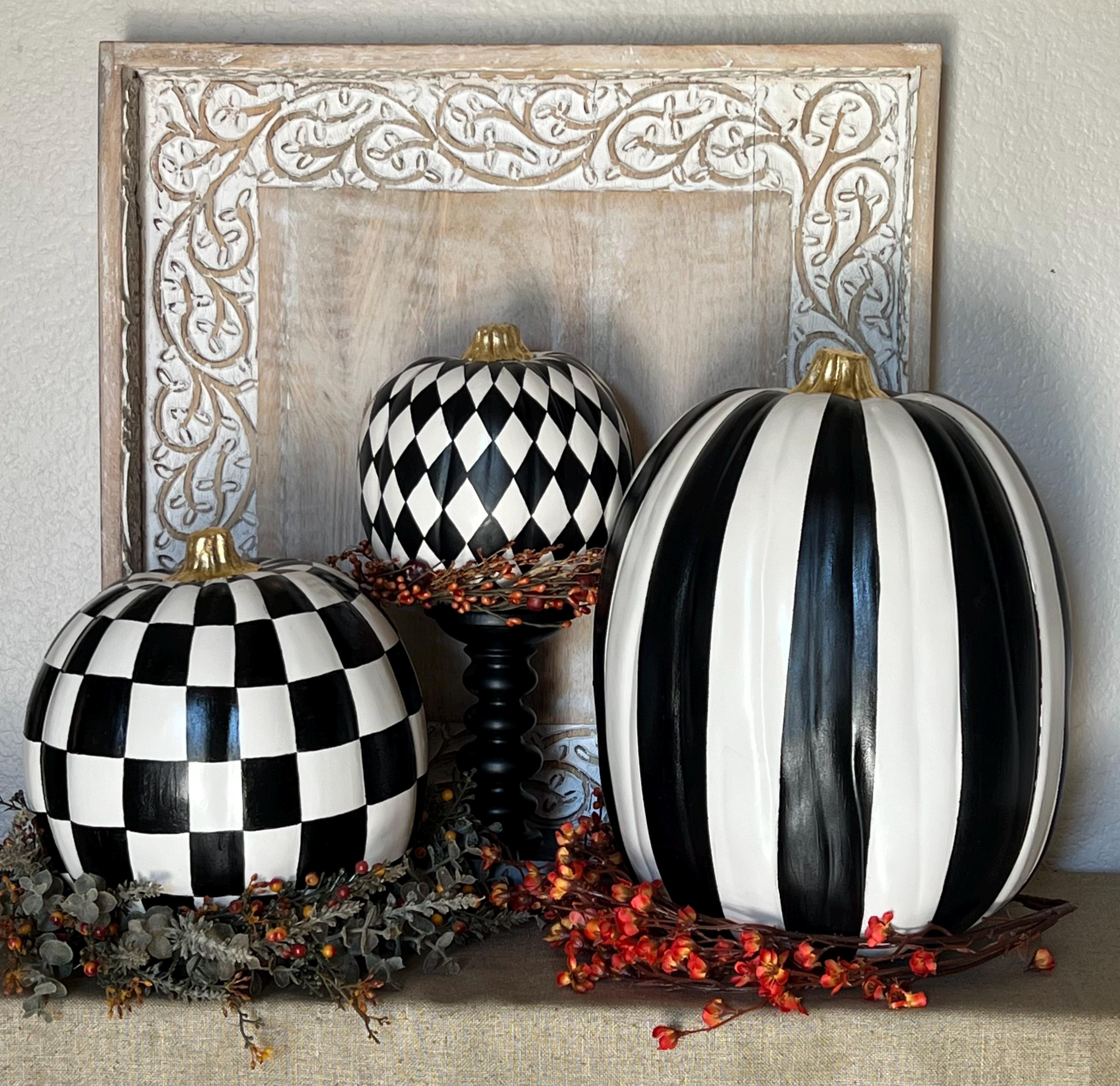 Decorative Pumpkins - Set of 3 - Etsy