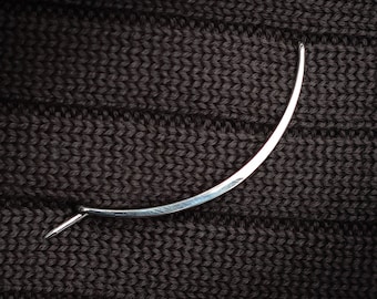 Silver Wire Brooch | Etsy