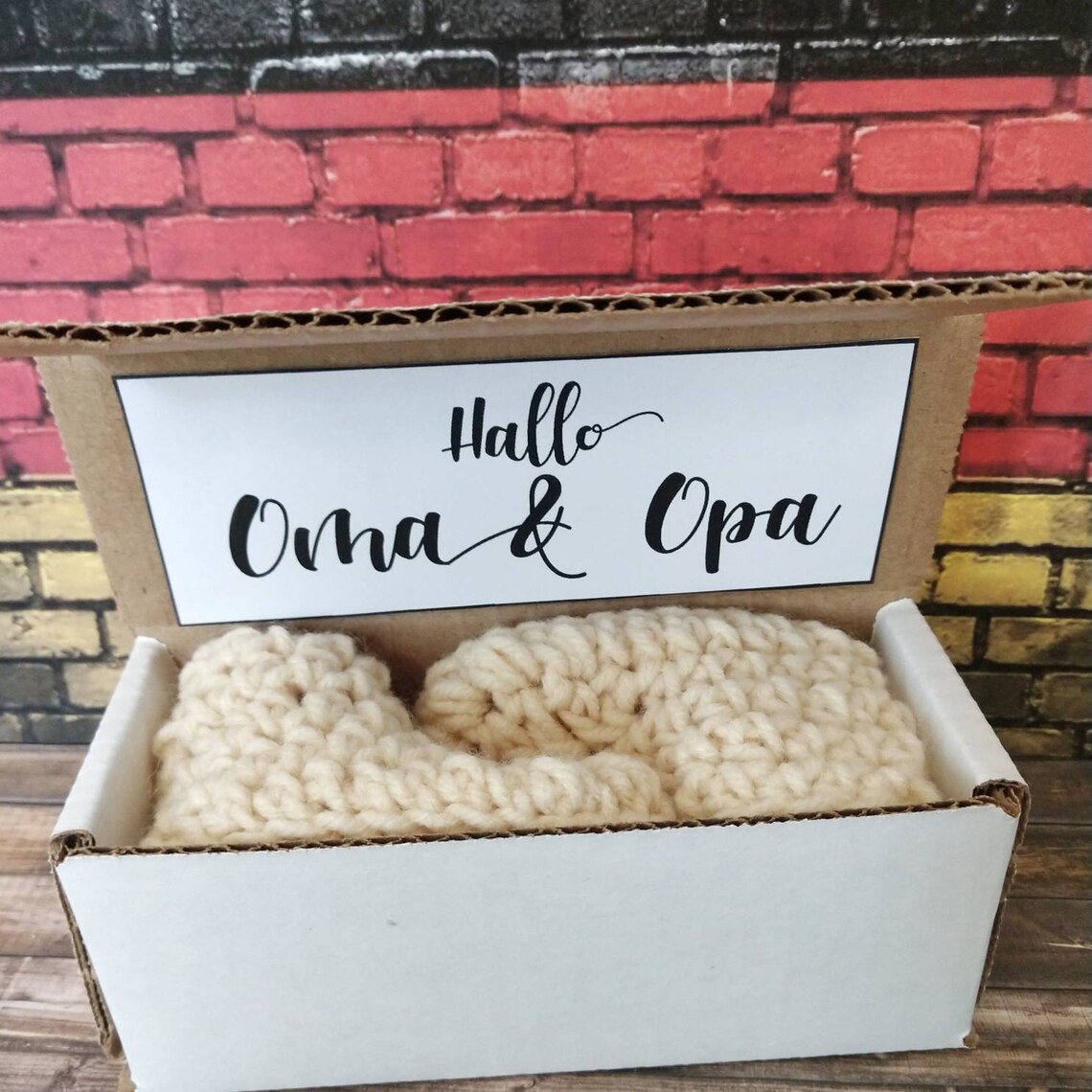 German Pregnancy Announcement for Oma and Opa Oma and Opa | Etsy