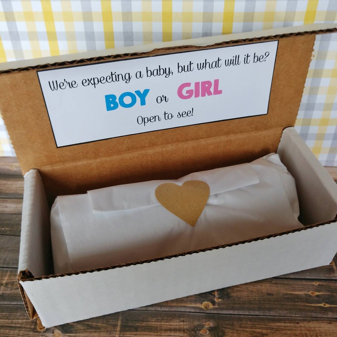 CUSTOM Gender Reveal - Etsy