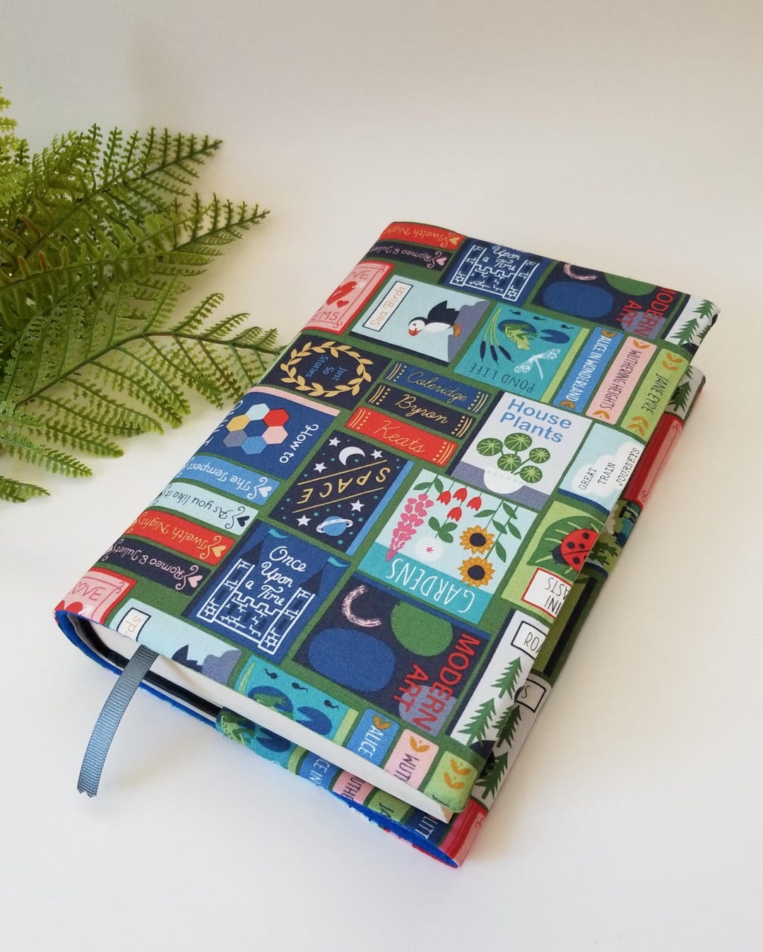 Adjustable Book Cover, Adjustable Book Sleeve, Fabric Book Cover ...