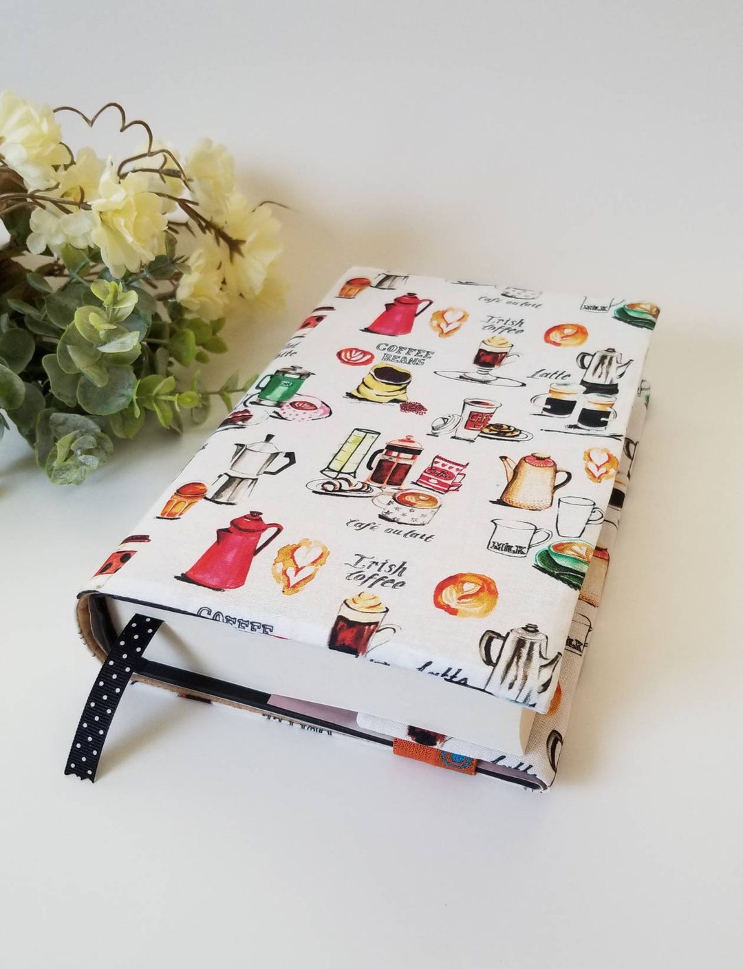 Adjustable Book Cover, Adjustable Book Sleeve, Fabric Book Cover ...