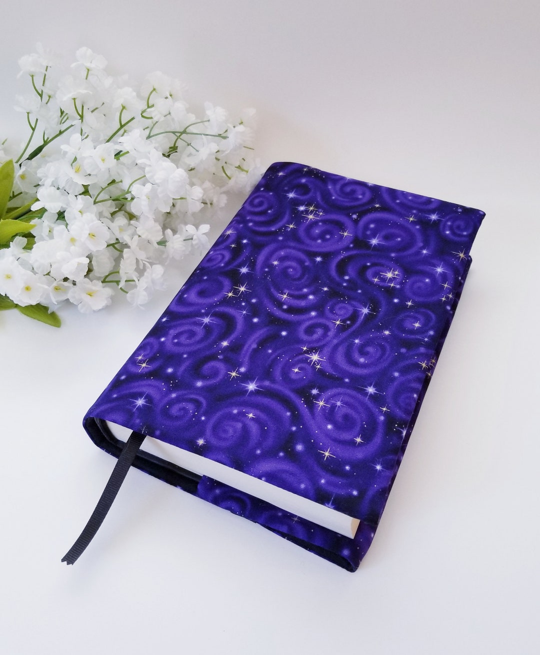 Adjustable Book Cover, Adjustable Book Sleeve, Fabric Book Cover ...
