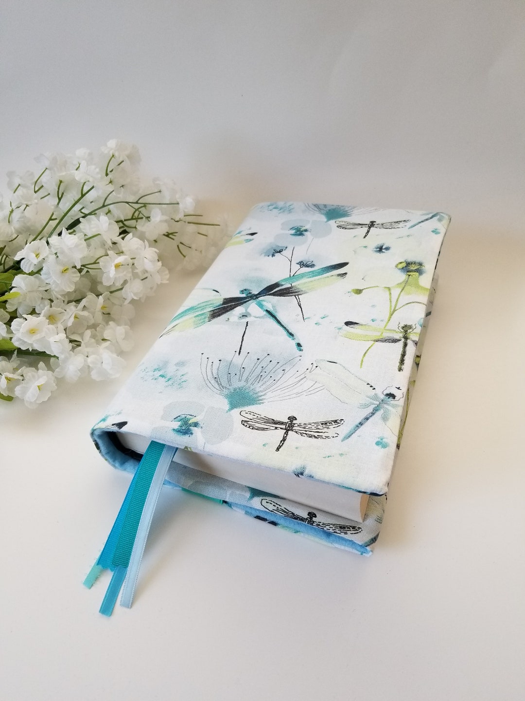 Adjustable Book Cover, Adjustable Book Sleeve, Fabric Book Cover ...