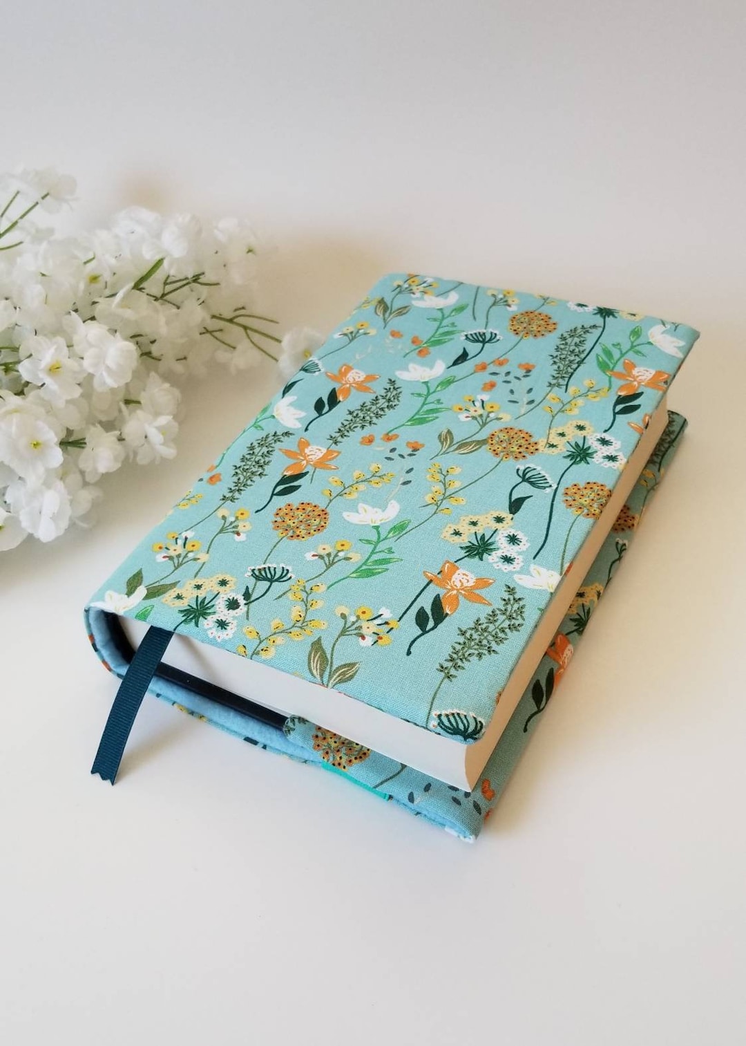 Bible Cover, Adjustable Bible Cover, Fabric Bible Cover, Custom Fitted ...
