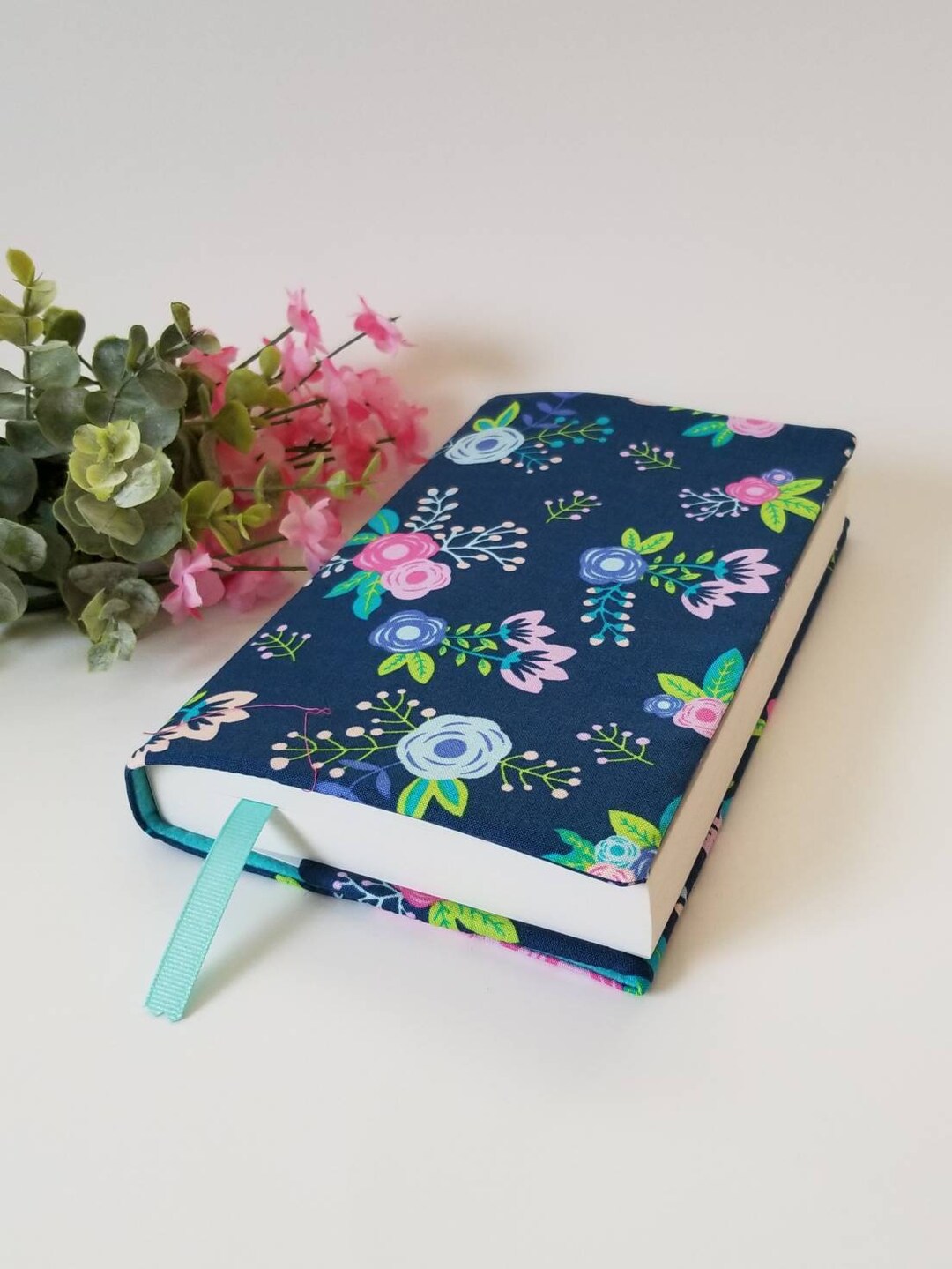 Bible Cover, Adjustable Bible Cover, Fabric Bible Cover, Custom Fitted ...