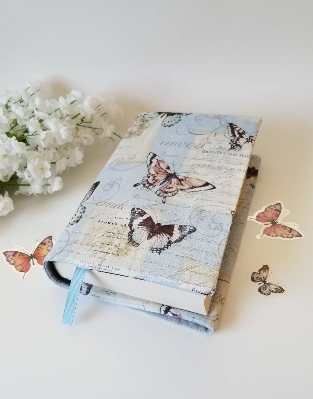 Adjustable Book Cover, Adjustable Book Sleeve, Fabric Book Cover ...