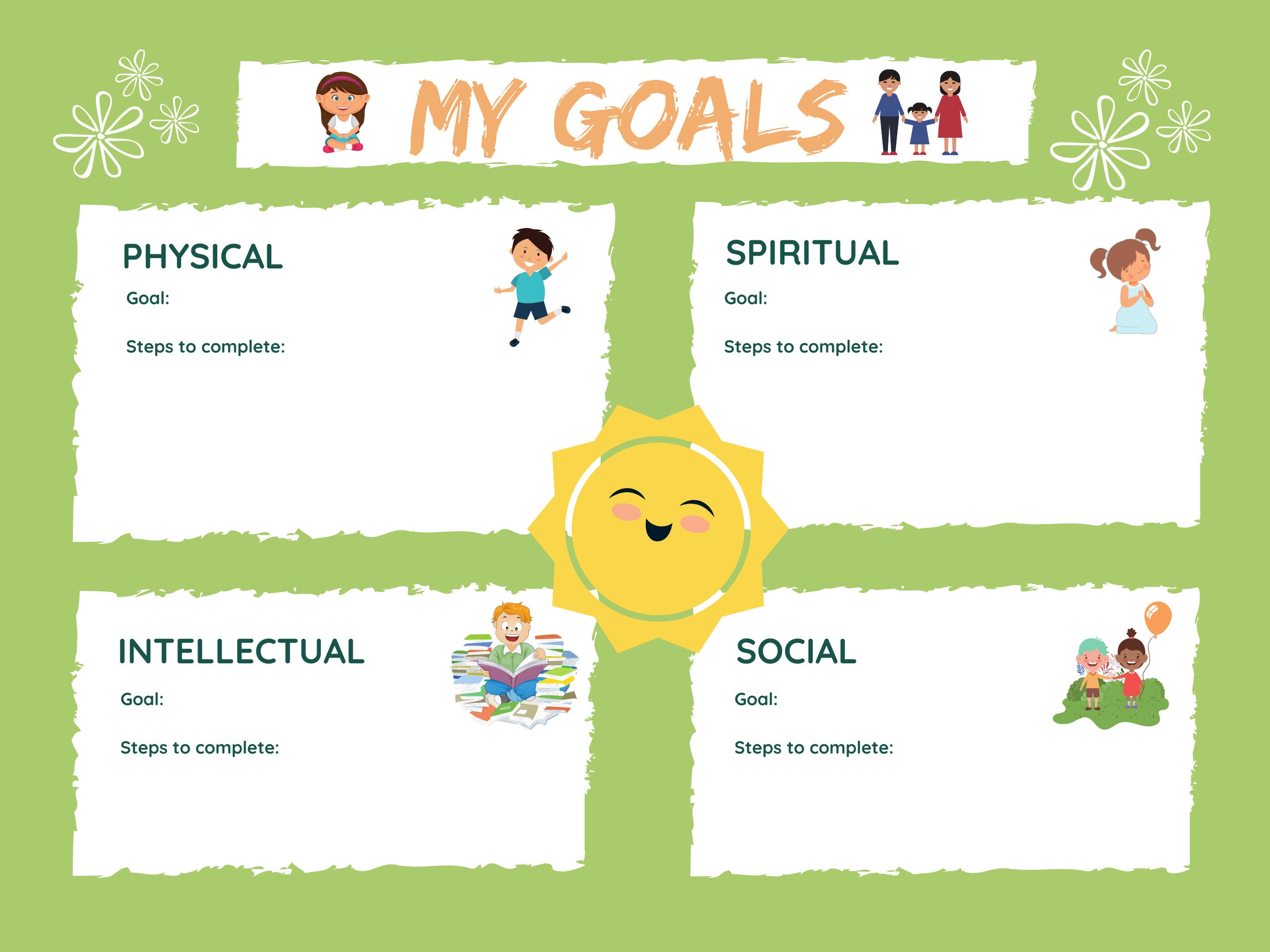 Kids' Goal Chart - Etsy