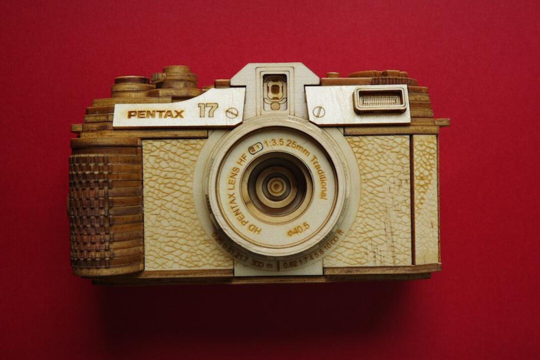 Pentax 17 35mm Half-frame Film Camera Wooden Model - Etsy