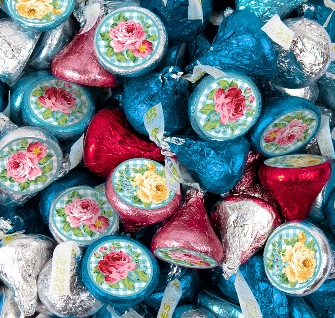 Sweet Rose Candy Sticker Download Bundle Digital File Candy Label PNG ...