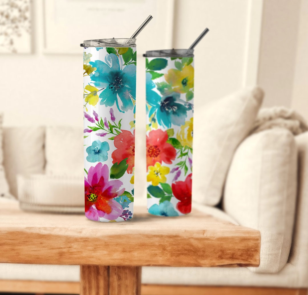 Breezy Blossom Tumbler Sublimation Gift for Mom Gift for Her Gift for ...