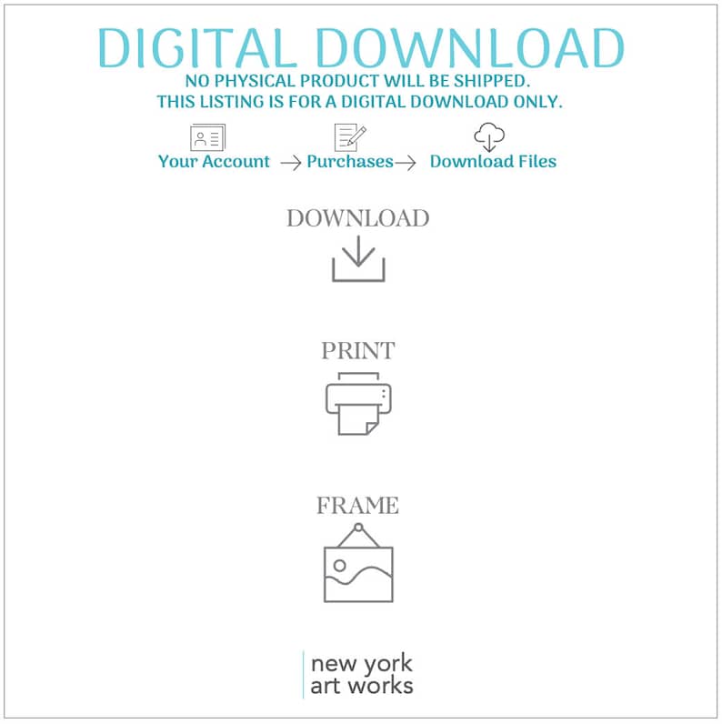 Funny Animal Bathroom Art Prints: Farmhouse Decor (Digital Download ...