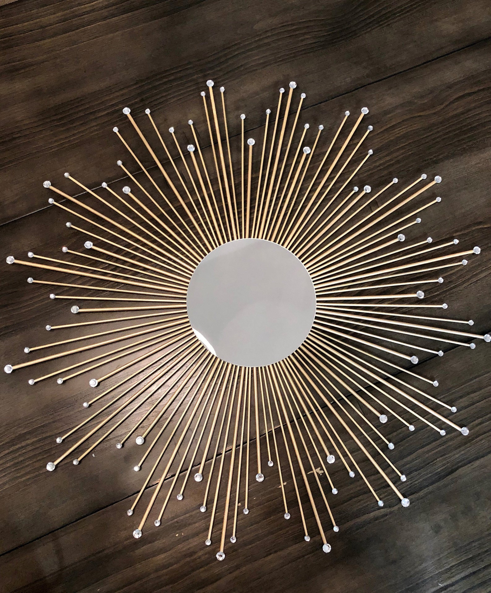 30 Sparkle Sunburst Mirror gems Sunburst Mirror | Etsy