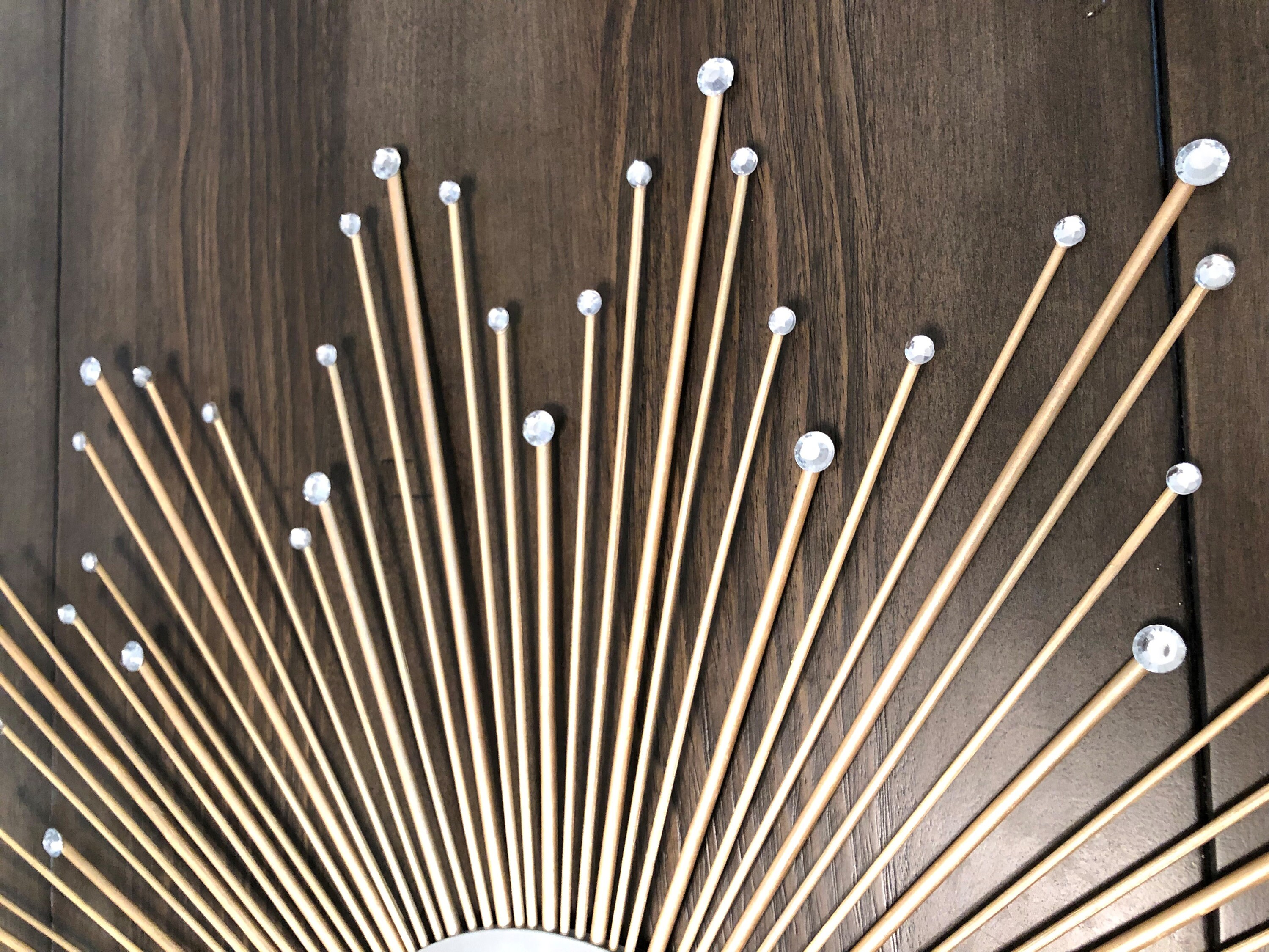 30 Sparkle Sunburst Mirror gems Sunburst Mirror | Etsy