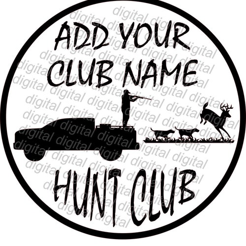 Custom Hunt Club Logo - Etsy