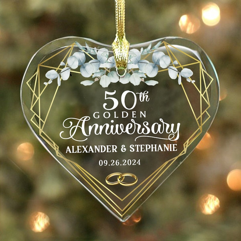 Heart 50th Anniversary - Etsy
