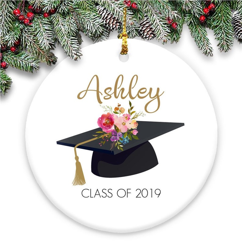 Graduation Ornament Personalized With Name & Year High - Etsy