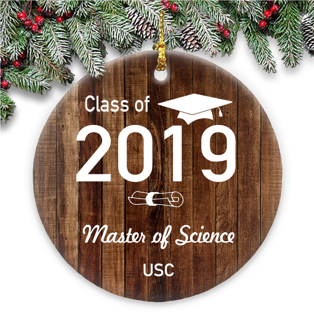 Graduation Ornament - Personalized With Name, Year, Degree & School ...
