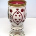 Antique Crystal Vase / Biedermeier / Austria /bohemian Crystal - Etsy