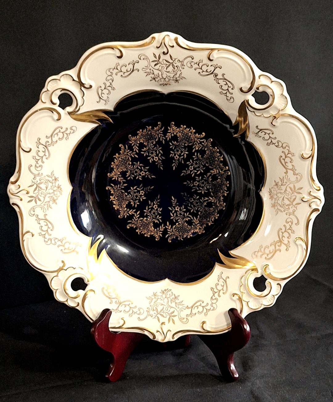 Weimar Porcelain / Weimar Echt Kobalt / Germany - Etsy