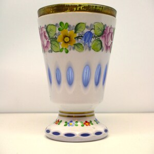 Antique Crystal Vase / Biedermeier / Austria /bohemian Crystal - Etsy