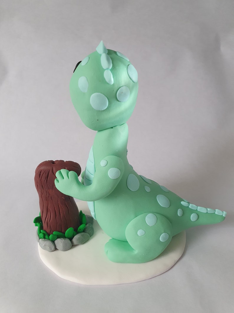 Cute Little Dino Cake Topper - Etsy