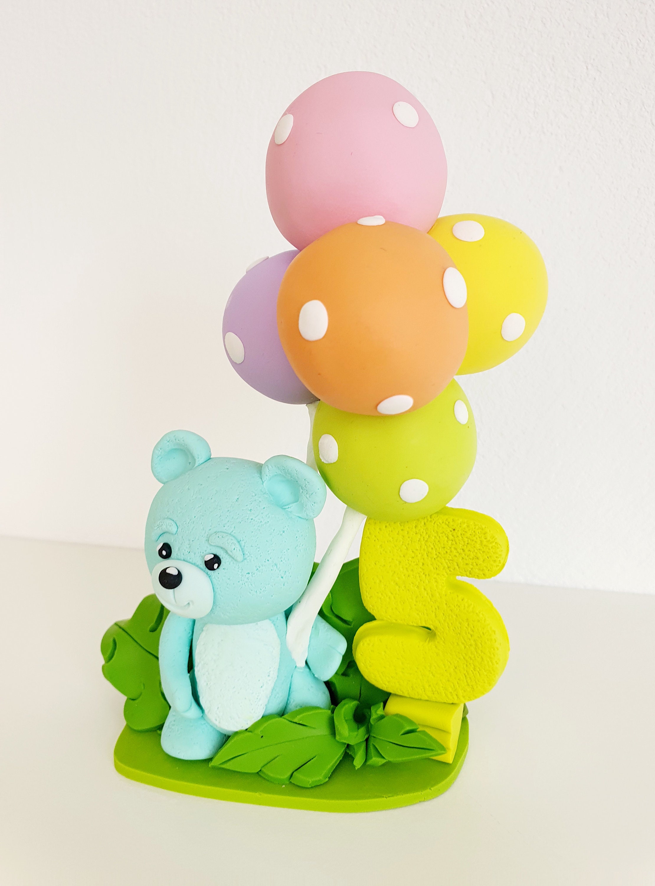 Bear Cake Topper, Teddy Bear Cake Topper, Kids Cake Topper ...