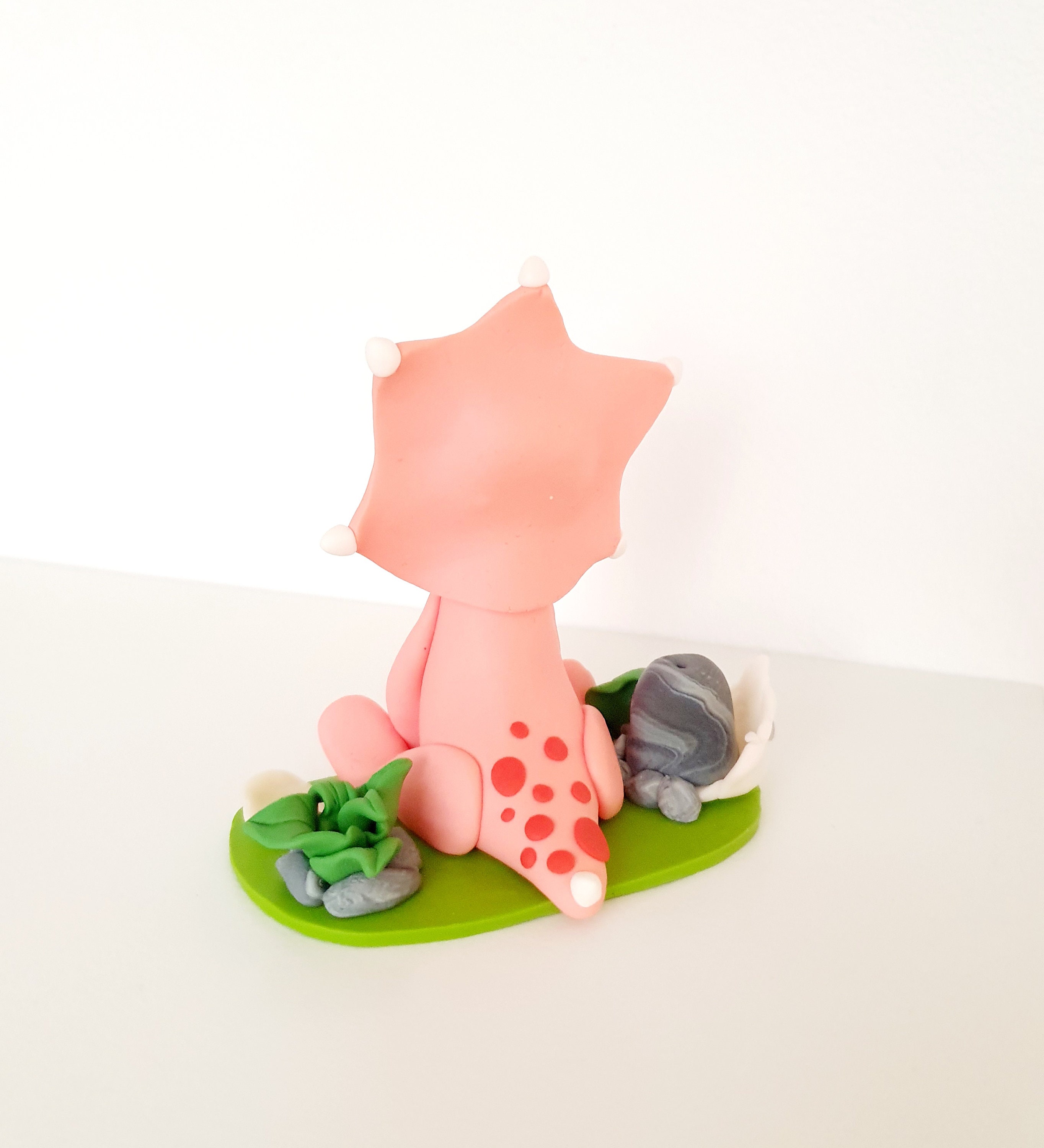 Cute Dinosaur Cake Topper, Dino Cake Topper, Triceratops Cute Cake ...