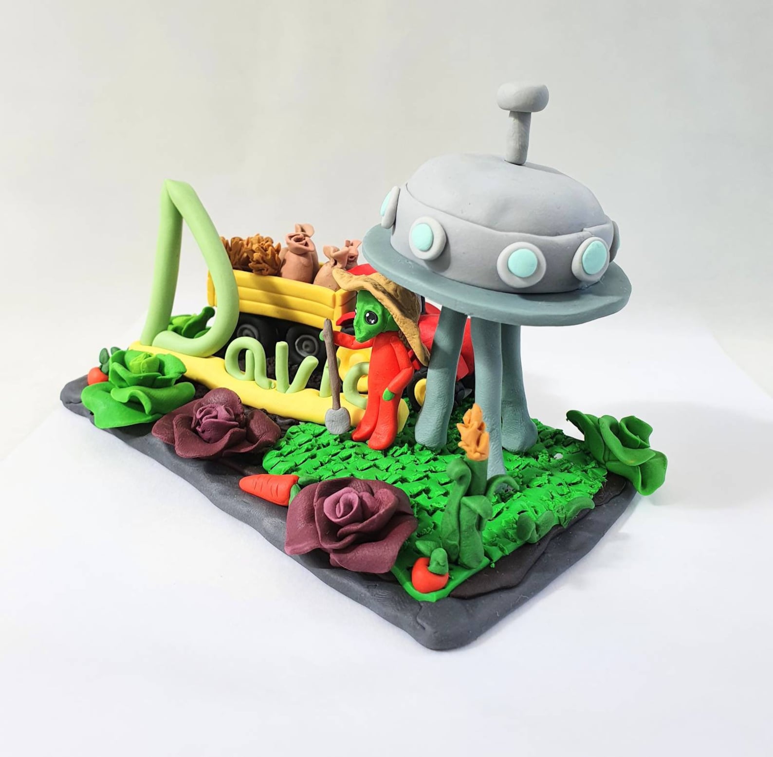 Farm Cake Topper, Tractor Cake Topper, Funny Cake Topper, Birthday Cake ...