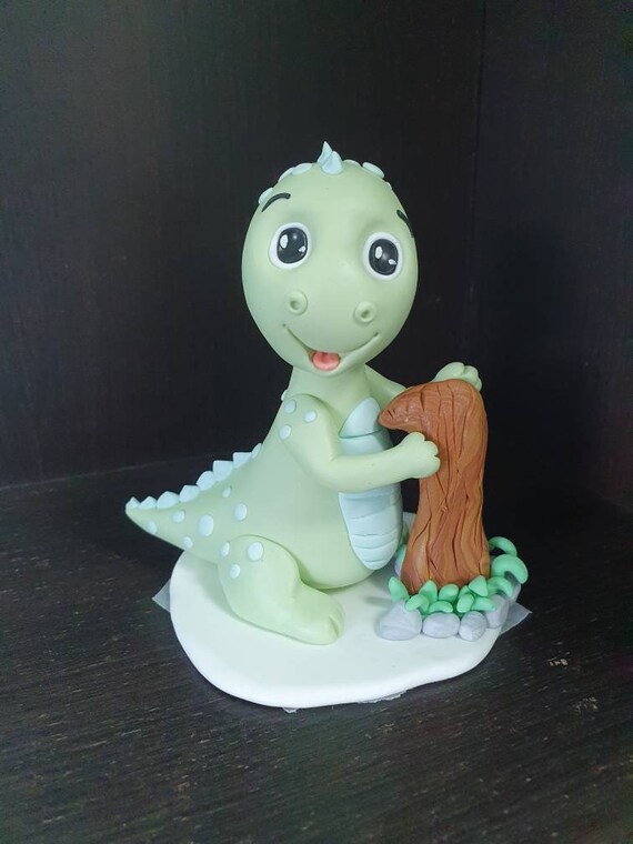 Cute Little Dino Cake Topper | Etsy