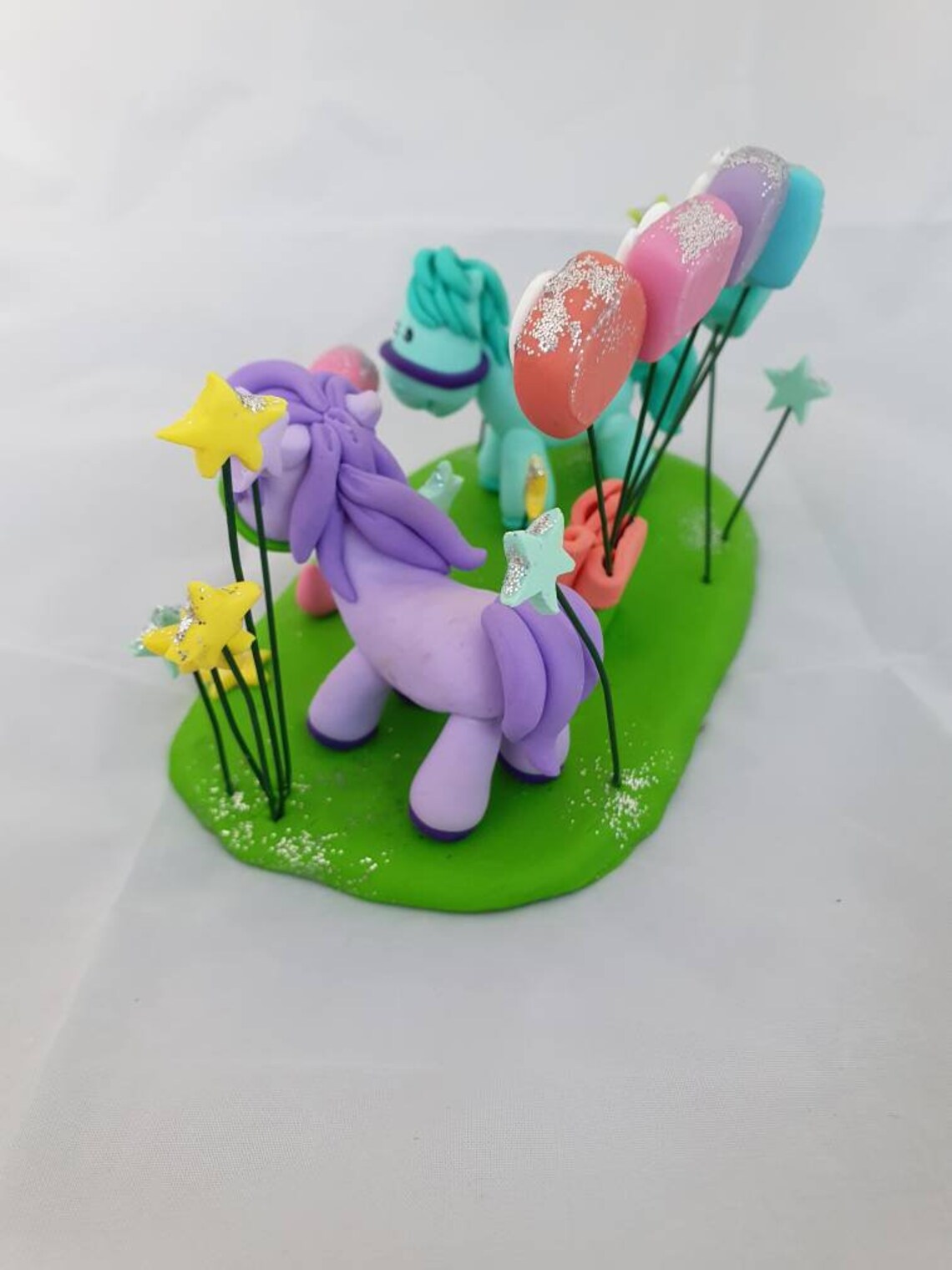 Kids Cake Topper Birthday Cake Topper Horses Cake Topper | Etsy