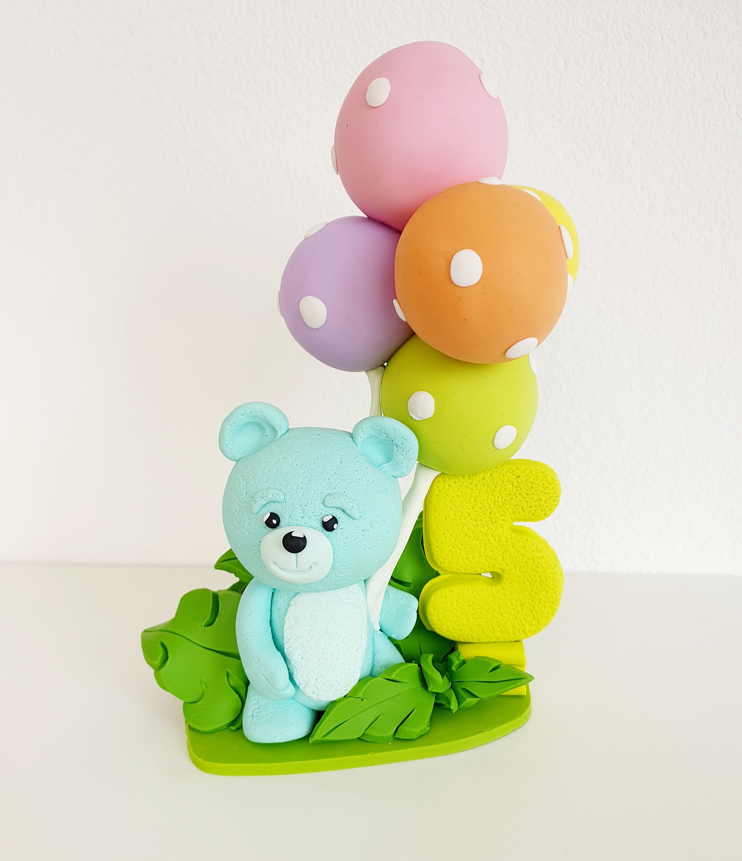 Bear Cake Topper, Teddy Bear Cake Topper, Kids Cake Topper ...