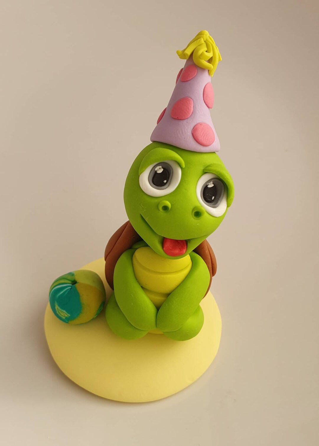 Turtle Cake Topper Figurine, Sea Turtle Figurine, Turtle Foto Holder ...