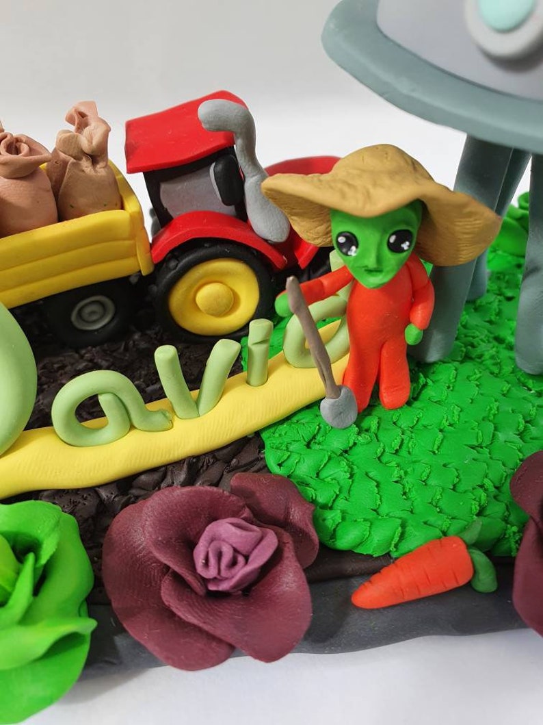 Farm Cake Topper, Tractor Cake Topper, Funny Cake Topper, Birthday Cake ...