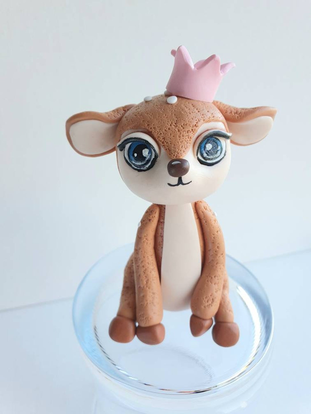 Fawn Cake Topper, Baby Deer Cake Topper Figurine - Etsy