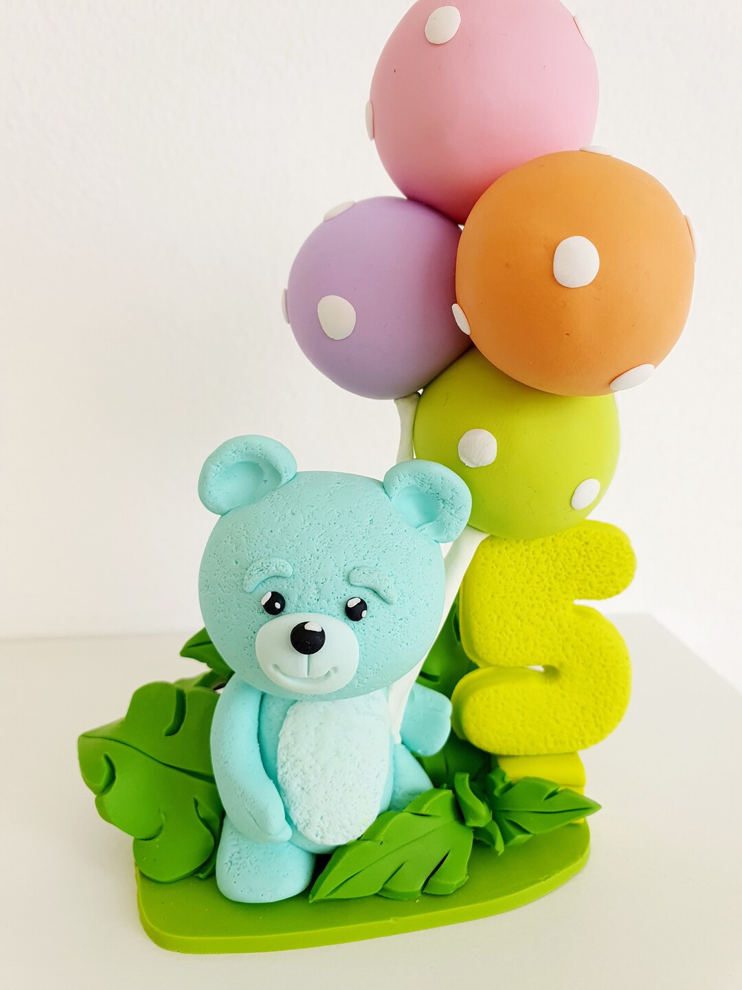 Bear Cake Topper, Teddy Bear Cake Topper, Kids Cake Topper ...