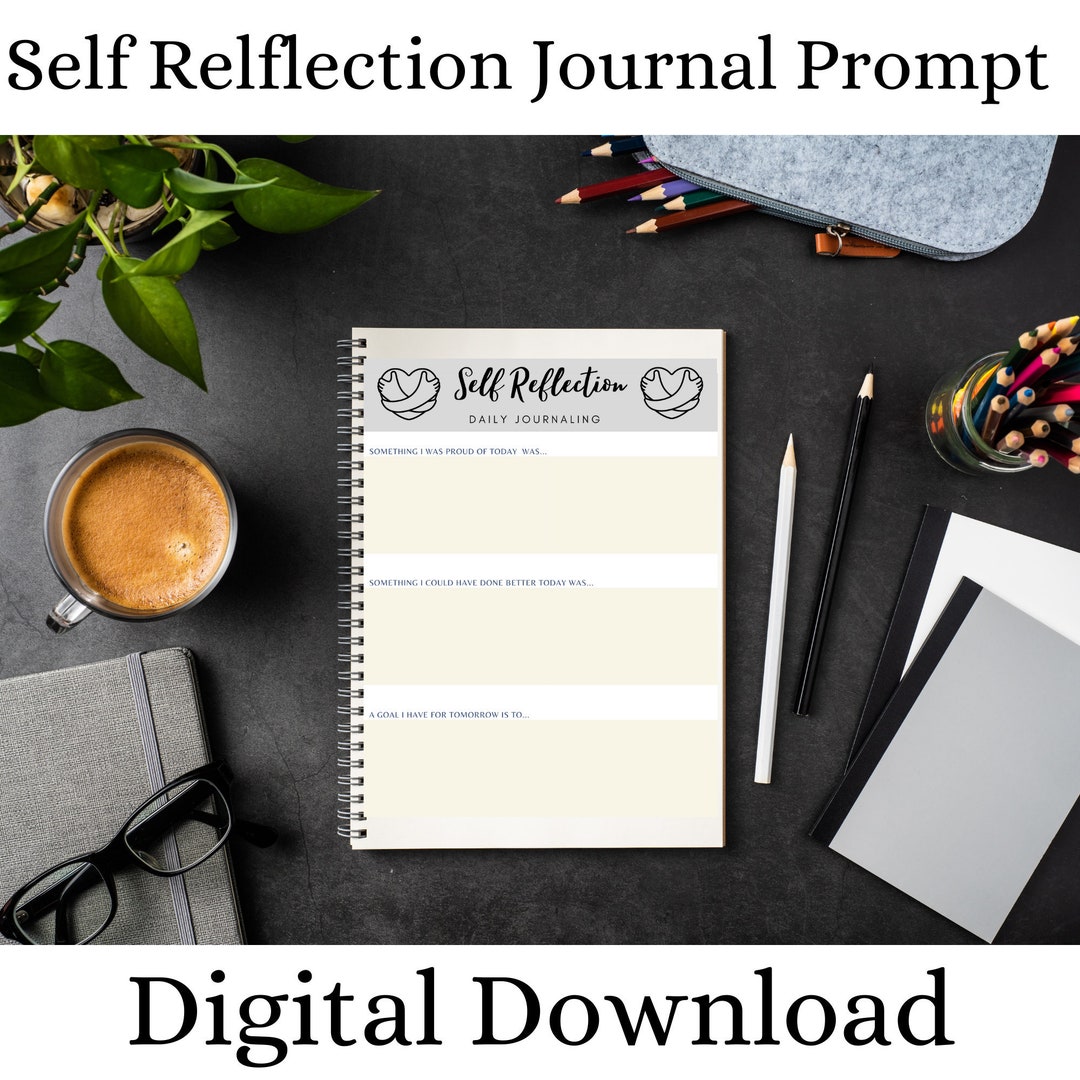 Self Reflection Journal Prompt Digital Download - Etsy