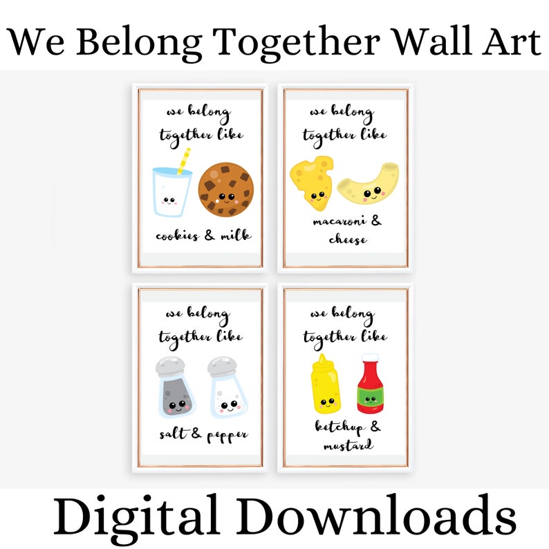 We Belong Together Wall Art Digital Download - Etsy