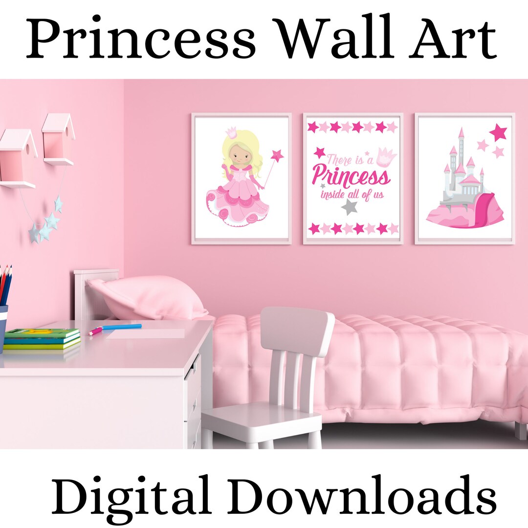 Princess Wall Art Digital Download - Etsy