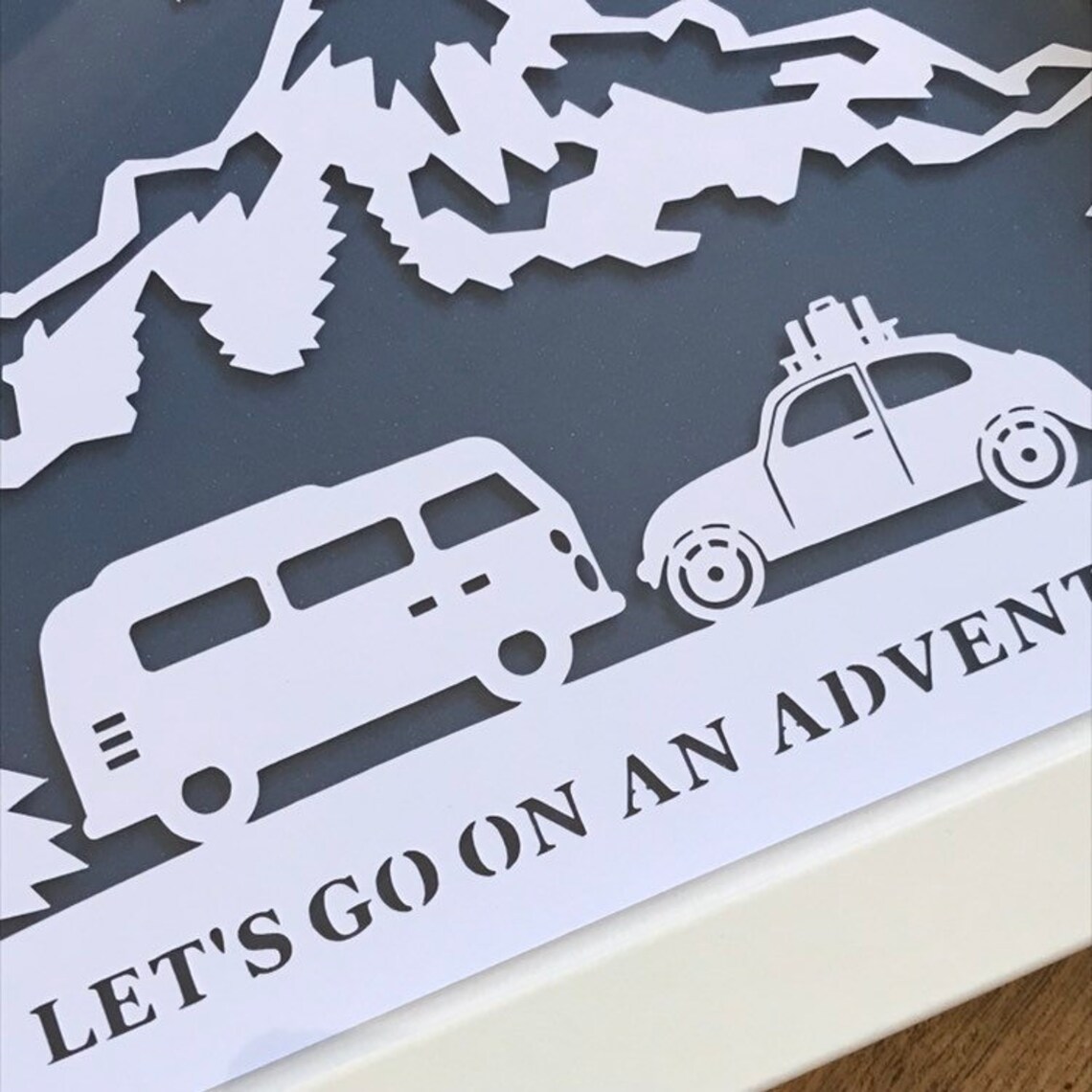 Personalised Retirement Camper Van Car and Motor home Paper | Etsy