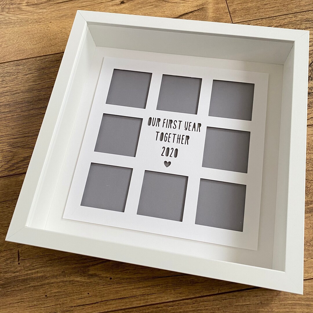 Personalised 1st Anniversary Photo Frame Our First Year - Etsy