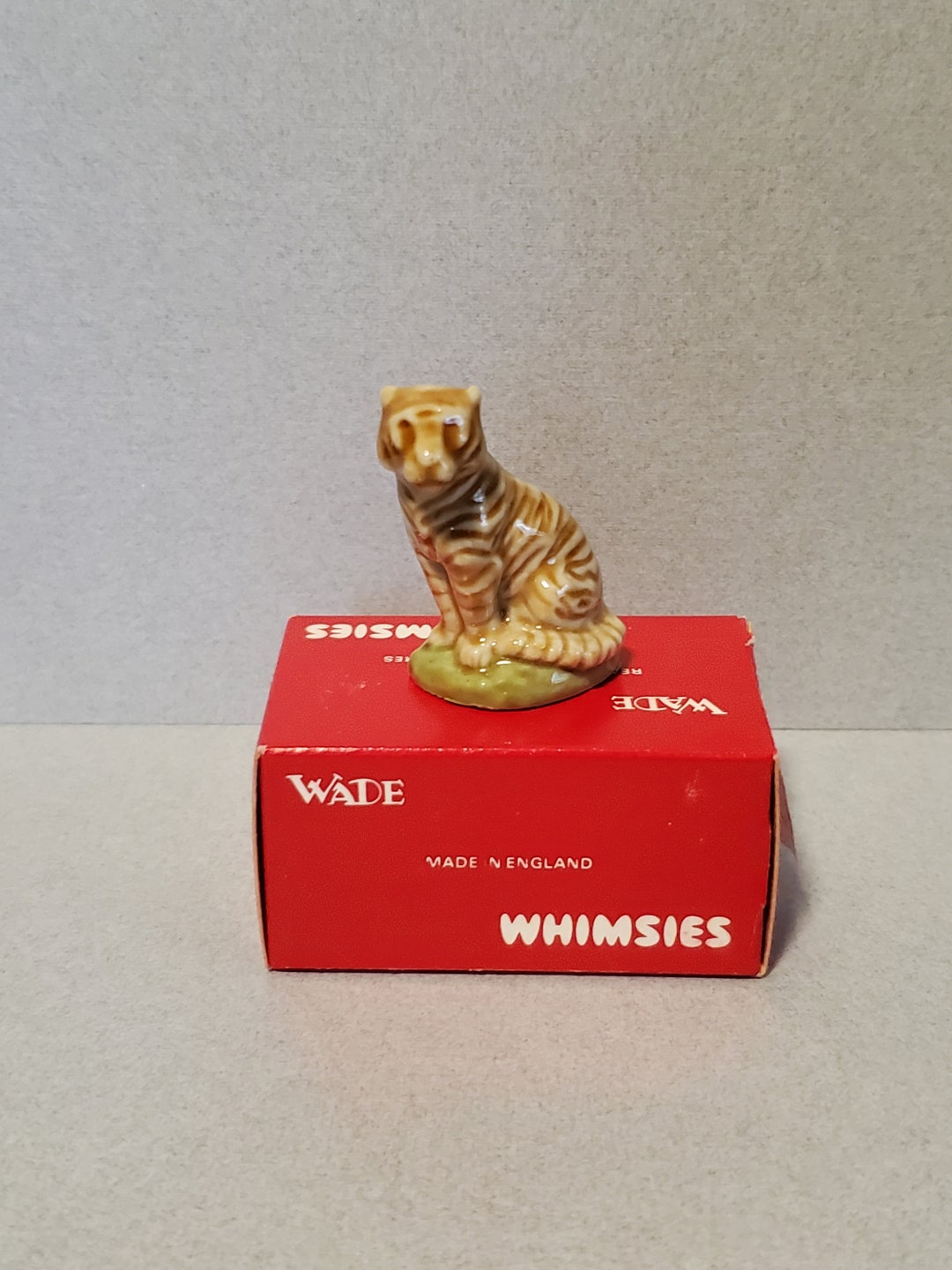 Vintage Wade Whimsies, Tiger With Original Box, Set 10 1979, Dollhouse ...